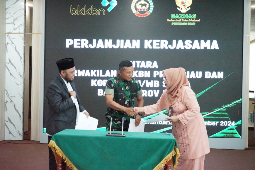 Atasi Stunting, BKKBN, Korem dan Baznas Riau Sediakan Air Bersih di ...